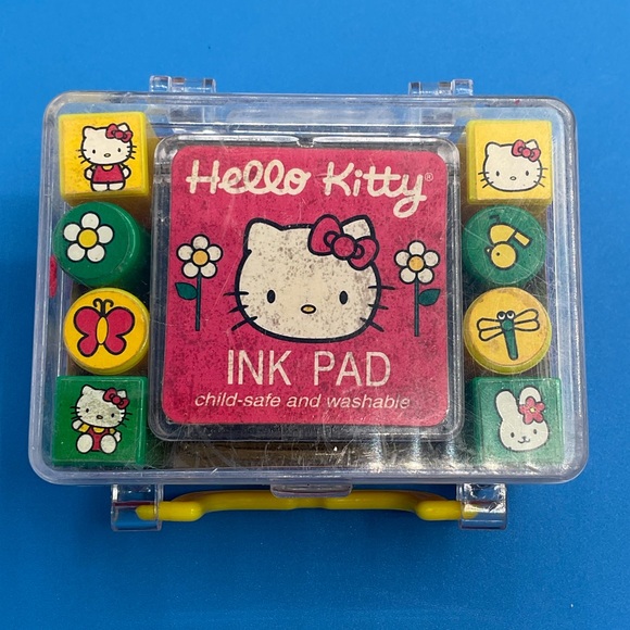 Sanrio | Other | A Rare Sanrio 20 Hello Kitty Vintage Mini Ink Stamp ...